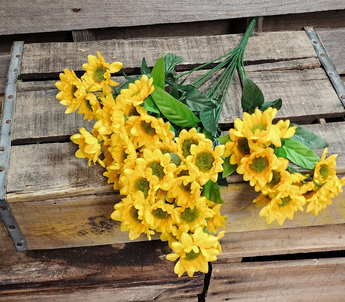 Silk Mini Sunflower Bush – Florist Wreath Supply