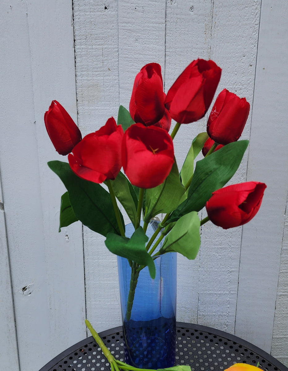 Silk Tulip Bush – Florist Wreath Supply
